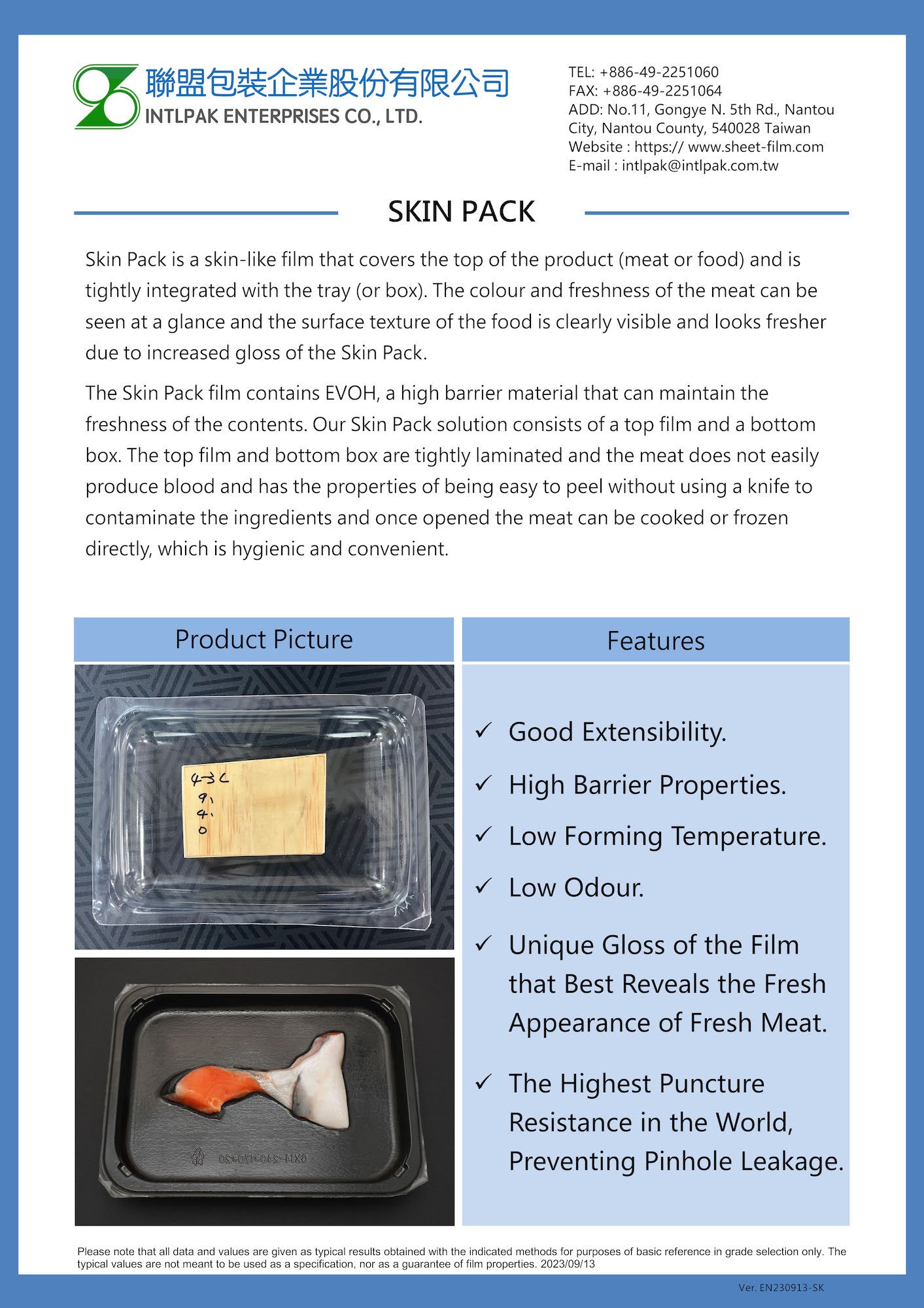 Intlpak's Skin Pack, The Only And The Best Materials in The World.